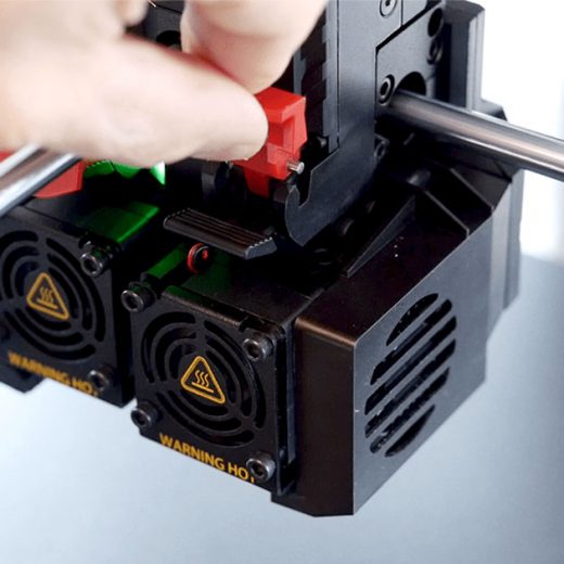 Raise3D Pro3 Interchangeable Hot End Assembly with 0.4mm Brass Nozzle