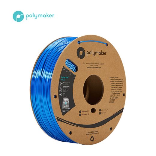 Polymaker PolyLite PLA Silk Blue 1.75mm - POLYMAKER