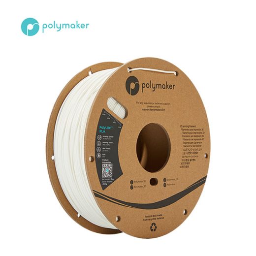 Polymaker PolyLite PLA White 1.75mm - POLYMAKER