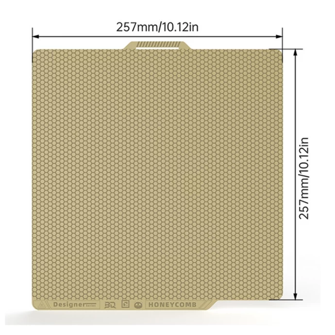 BIQU Panda Dual-textured Build Plate with Honeycomb & Houndstooth ...